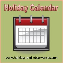 World Holidays and Observances